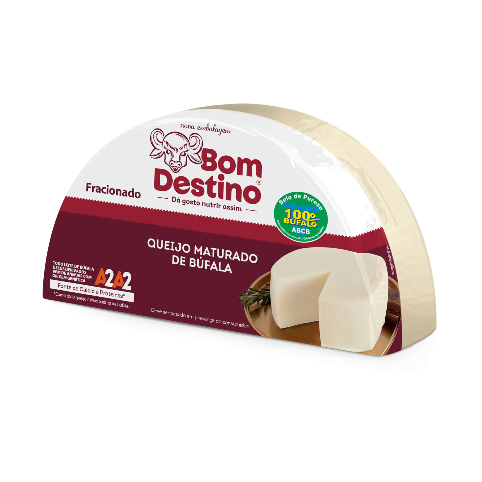 Queijo Maturado de Búfala – Laticínios Bom Destino